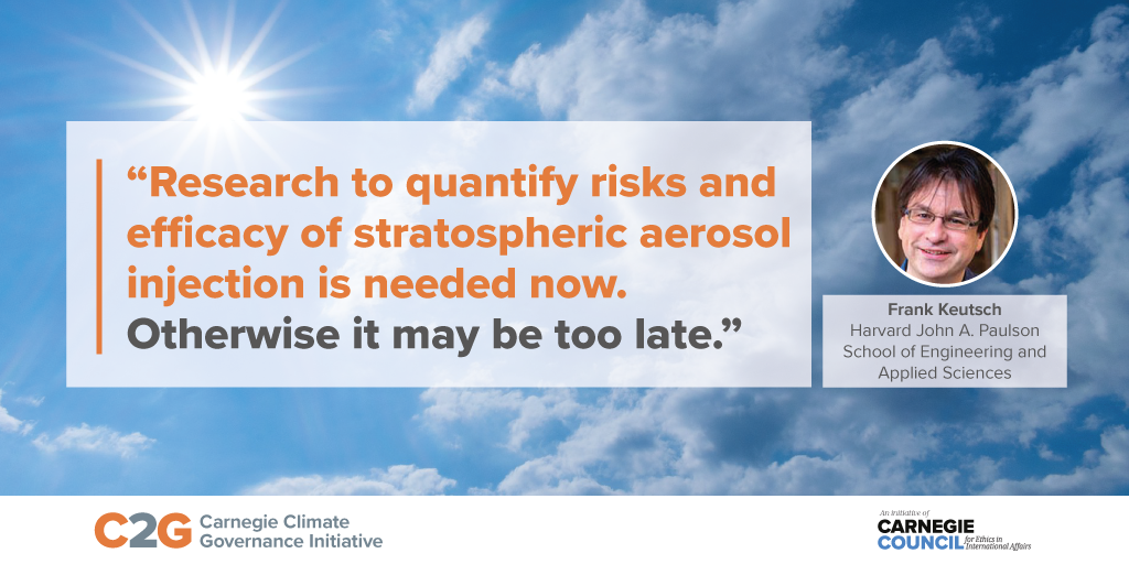 Stratospheric aerosol injection could be a painkiller, but not a cure ...